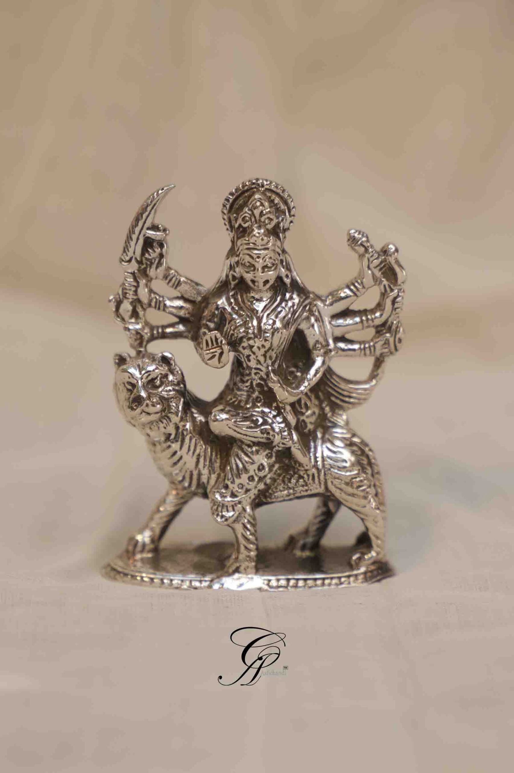 Antique Radiance Durga Ma Statue - Aslichandi